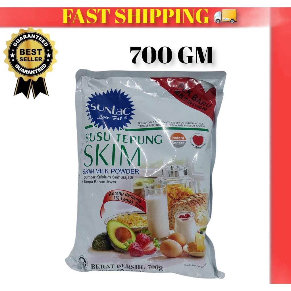 SUN LAC LOW FAT MILK POWDER-700GM | Shopee Malaysia