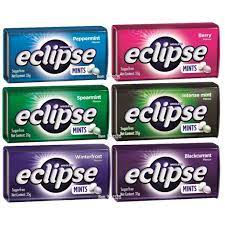 Eclipse MInt Sugar Free Spearmint/Blackcurrant/Winterfrost/Peppermint ...