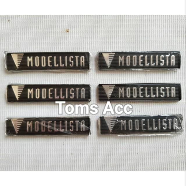 Modellista Emblem for Toyota CHR Alphard Harrier Lexus Voxy Vellfire ...