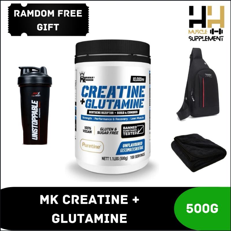 Muscle Kingdom Creatine + Glutamine 500g (100 serving) | Shopee Malaysia