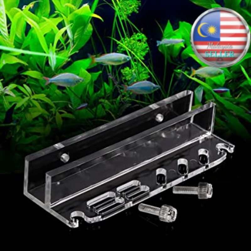 🇲🇾 AQUARIUM Aquascape Tools Holder Acrylic Organizer Trimming Tools Tweezer Scissors Hanging ...