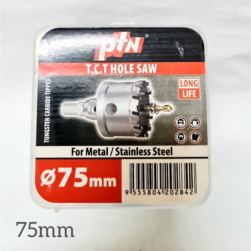 PTN TCT Hole Saw Premium Quality Tungsten Carbide Tipped For Metal And ...