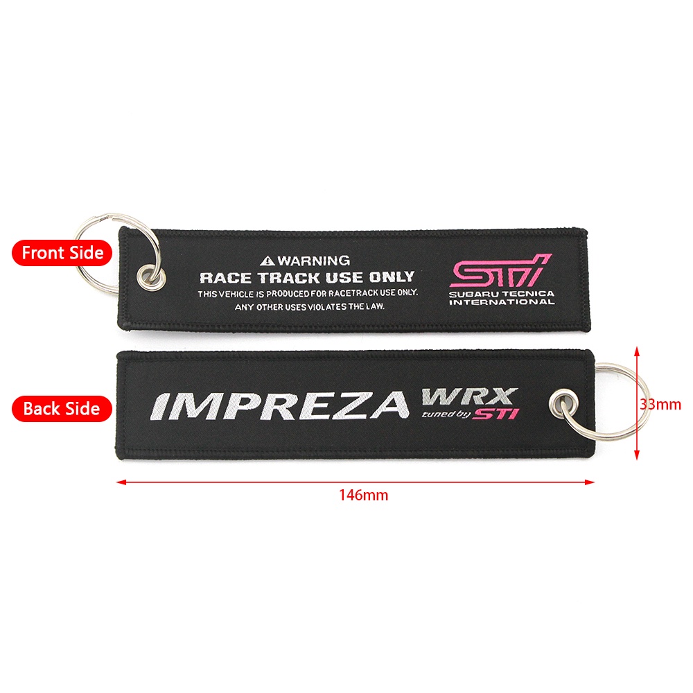 Mugen STI Bride Nylon Car Key Ring For Jazz Fit GK5 Civic CRV Type R ...