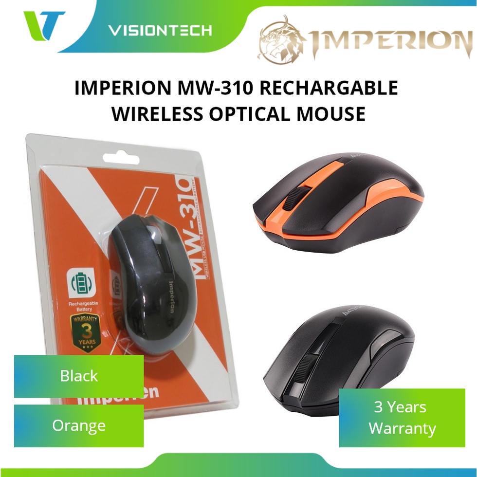 Imperion MW-310 Rechargable Wireless Optical Mouse | Shopee Malaysia