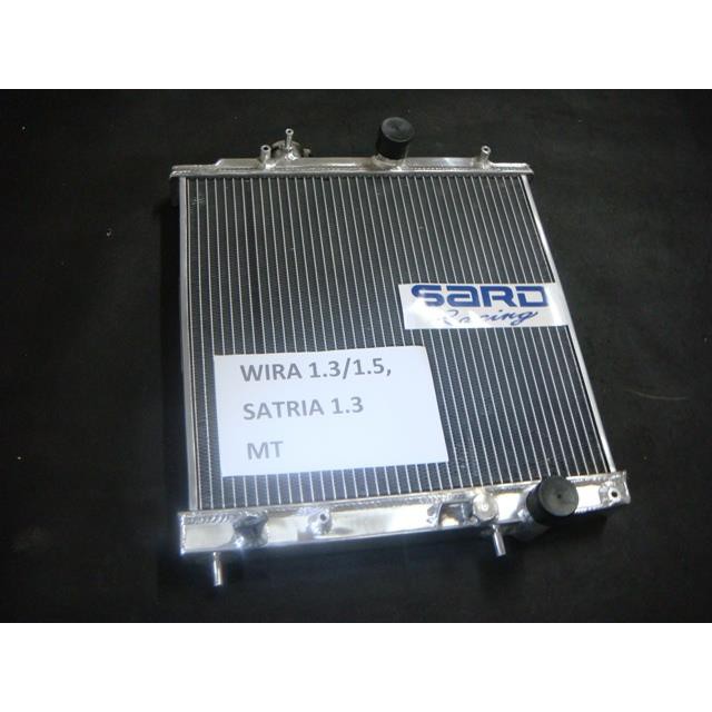 39393 - Sard aluminum radiator Wira Satria 4g13 4g15 double layer ...