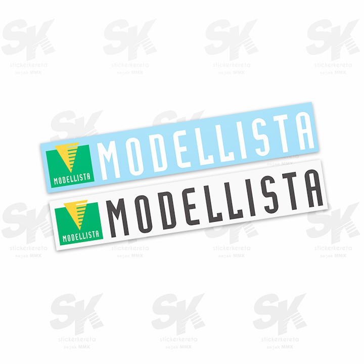 Modellista Logo Cutting Sticker Vinyl | Shopee Malaysia