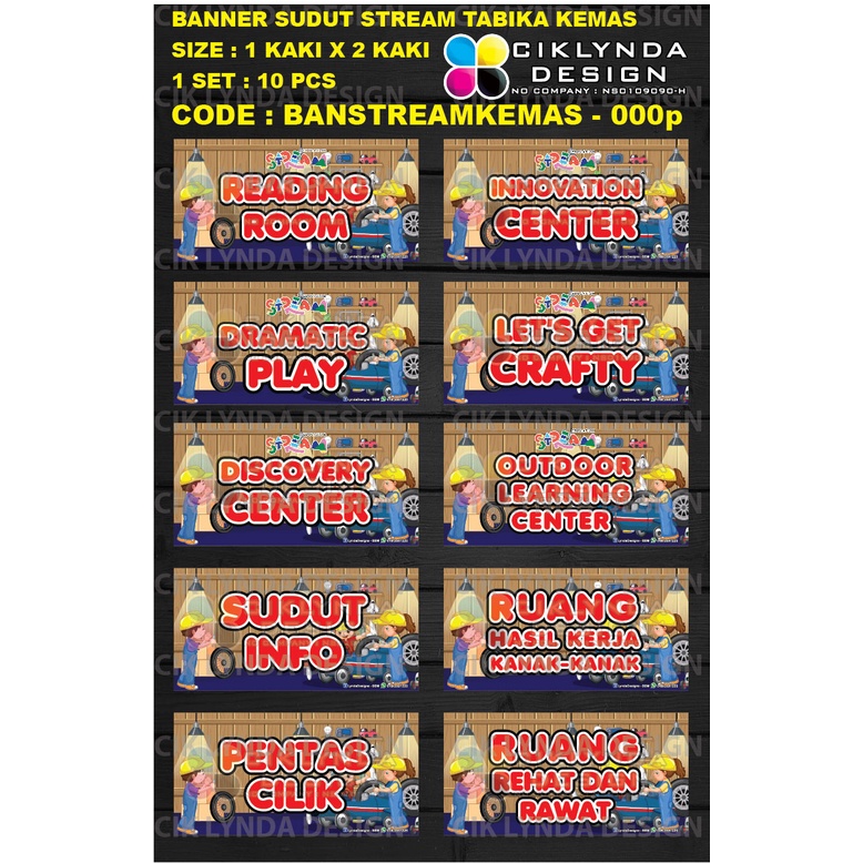 PRE-ORDER - BANNER SET STREAM TABIKA KEMAS | Shopee Malaysia