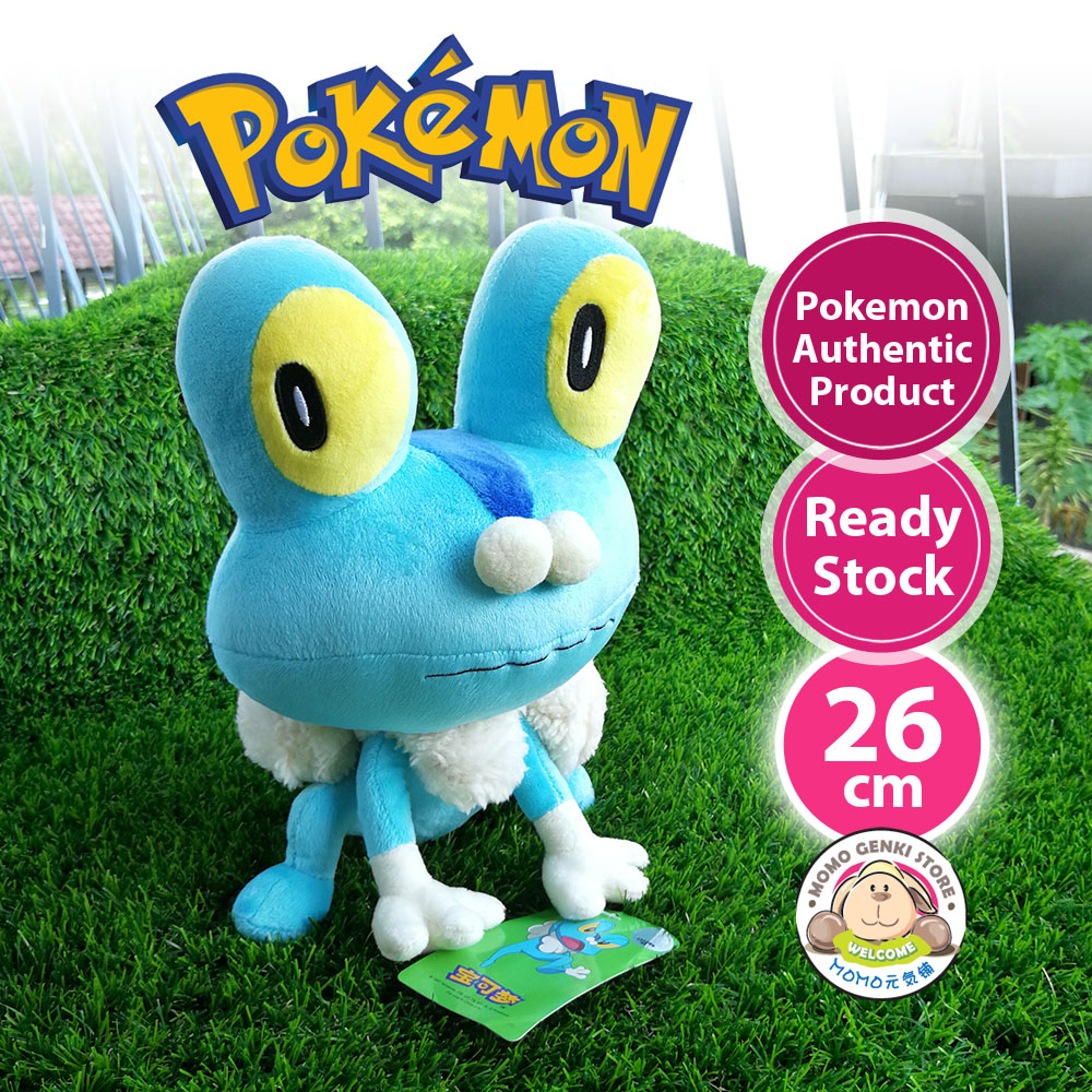 Pokemon Pikachu Authentic Genuine Froakie Frogs Soft Plush Toy Doll ...