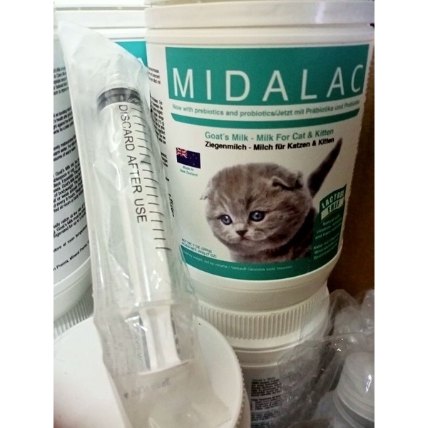 Premium Susu Midalac Susu Kucing (FREE SYRINGE) | Shopee Malaysia