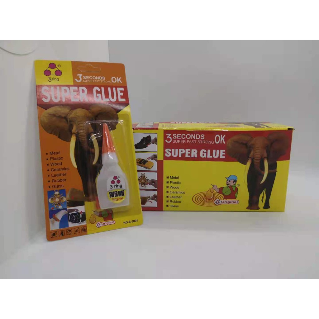 3 Second Super Fast Strong OK Super Glue (NO:S-3001) | Shopee Malaysia