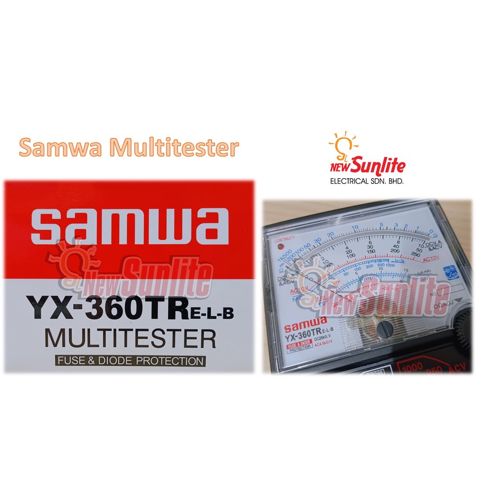 [READY STOCK] SAMWA YX-360TR Multimeter Analogue Multi-tester (Ship ...