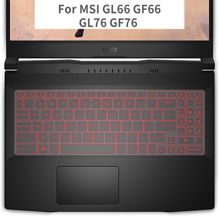 Keyboard Cover for MSI GL76 17.3" GI66 GF66 15.6 Inch Katana GF76 Sword ...