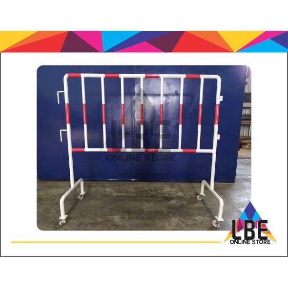 Crowd Control Interlocking Barrier with Wheeled | Shopee Malaysia
