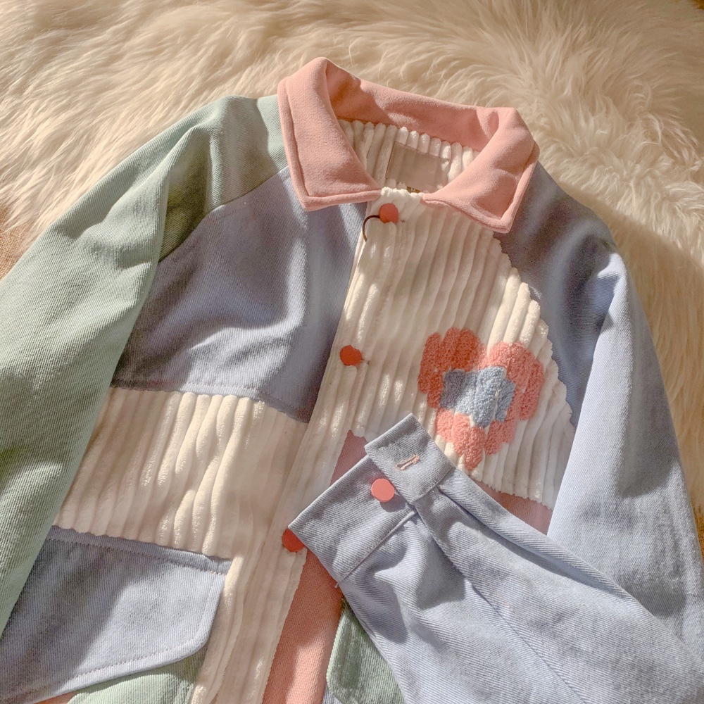 ️TThouse ️【Ready Stock】varsity jacket baseball Salt Retro High Street ...