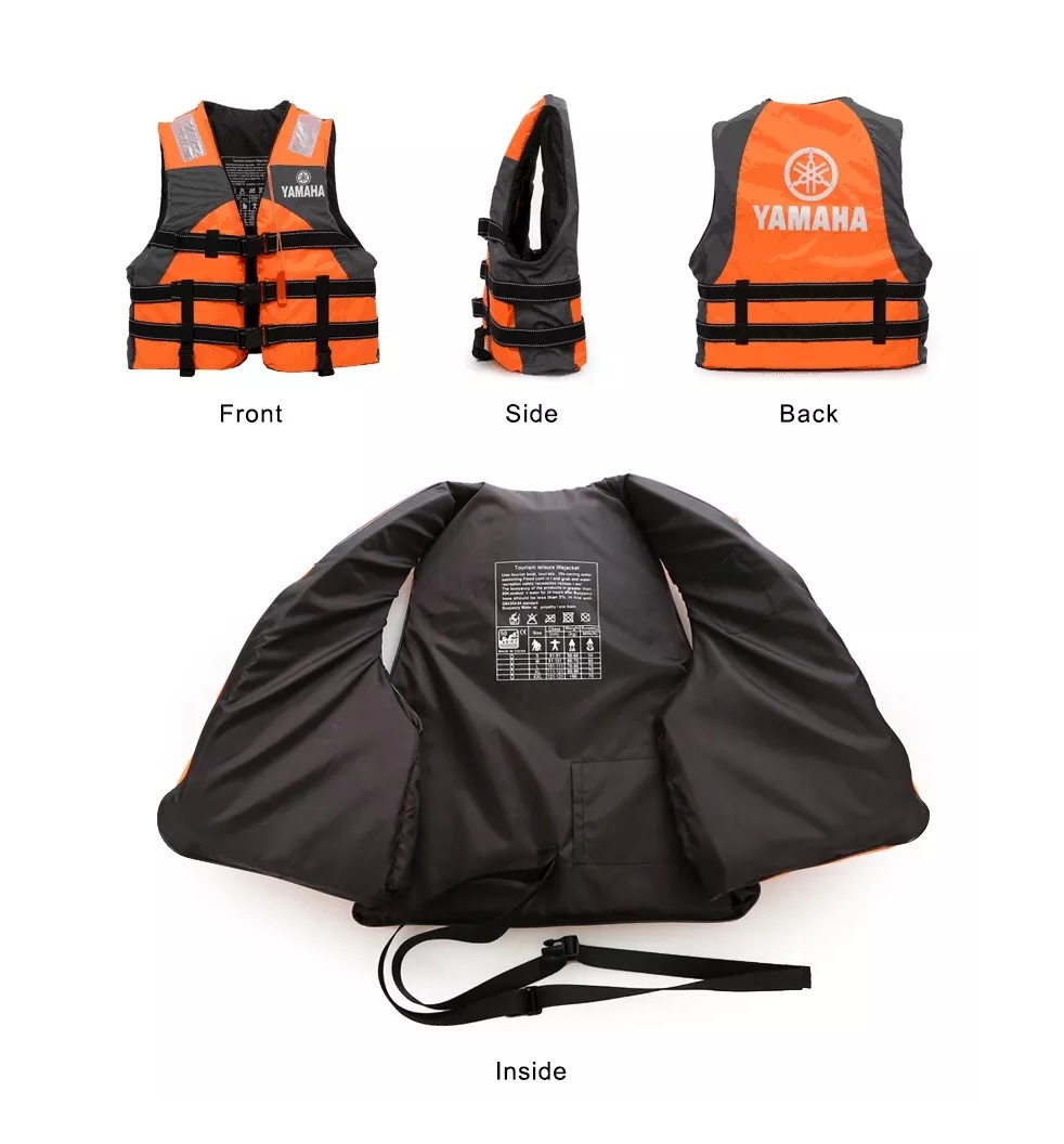 Yamaha Life Vest Jacket Kids & Adults Marine Safety Outdoor Water Sport ...