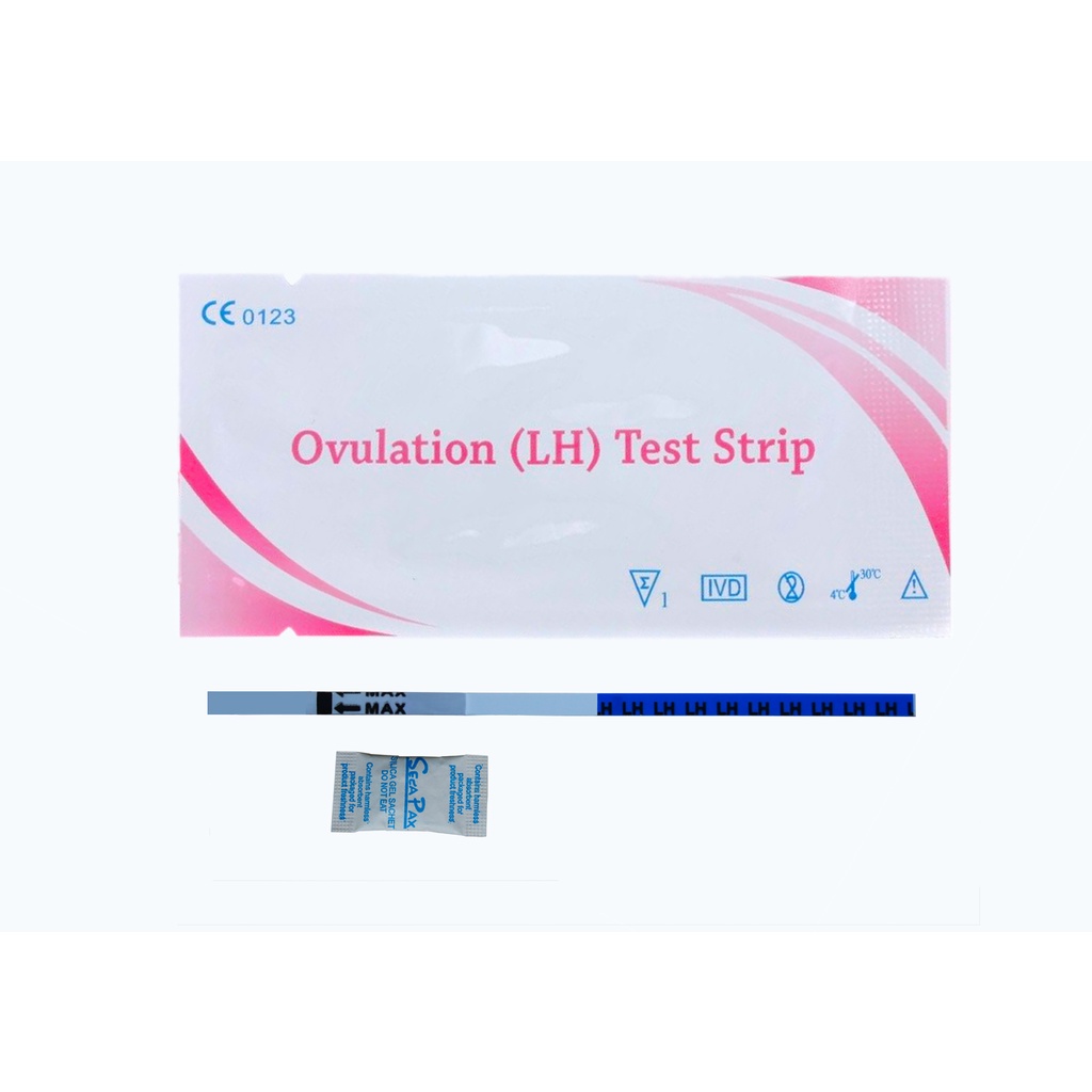 50pcs Ovulation Test Strip OPK LH Ovulasi & Early Pregnancy Test Strip ...