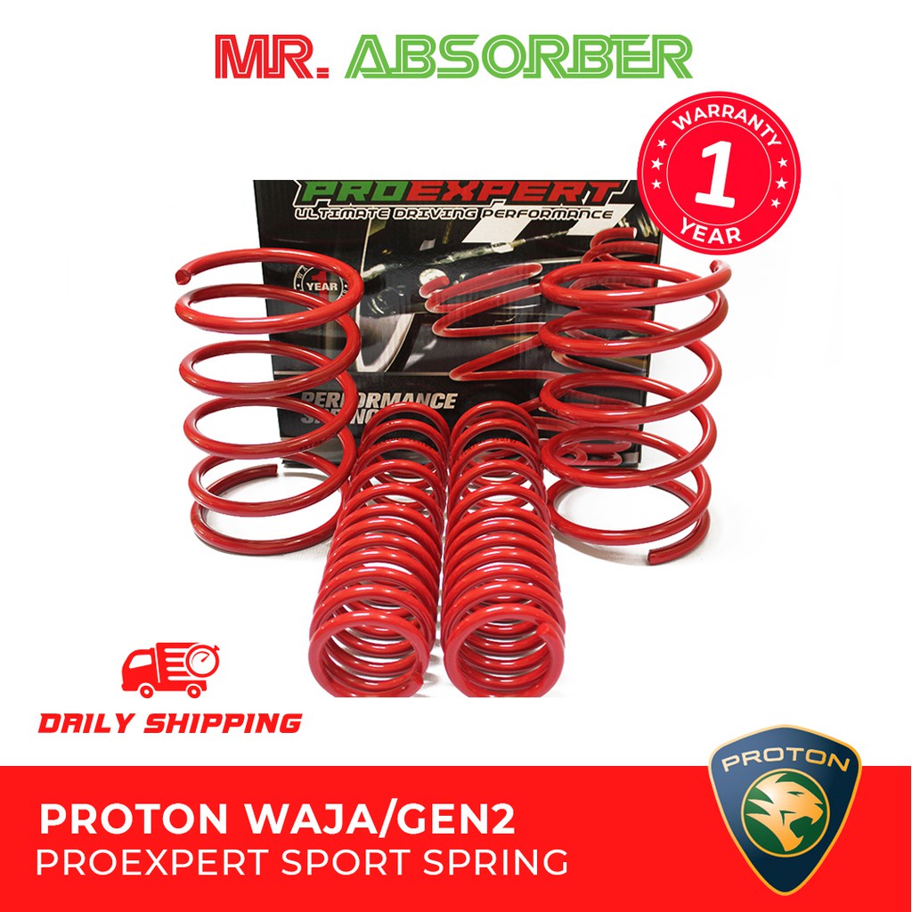 PROTON WAJA GEN 2 PROEXPERT LOWERED SPORT SPRING | Shopee Malaysia