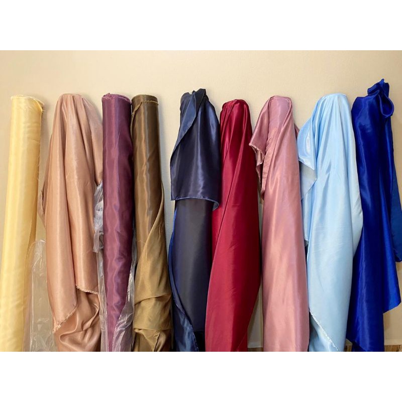 🔥 KAIN ELA / PASANG MATERIAL SHANTUNG SILK 🔥 BIDANG 60 🔥KAIN PASANG ...