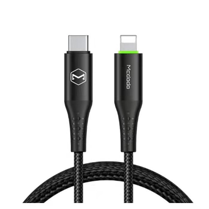 MCDODO CA-7360 Auto Power Off PD Cable Type C to IP 20W Super Fast ...