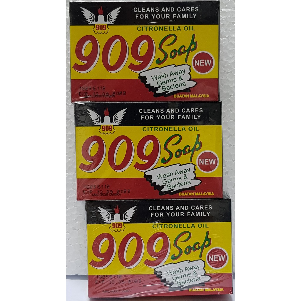 909 Soap Citronella Oil (85g / 85gx3) [Exp: 09/2022] | Shopee Malaysia