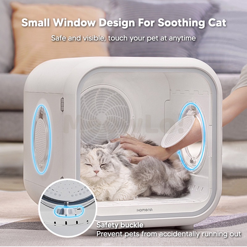 MeowLo HOMERUN 39°C Automatic Pet Drying Box Pet Dryer Box Smart Pet ...