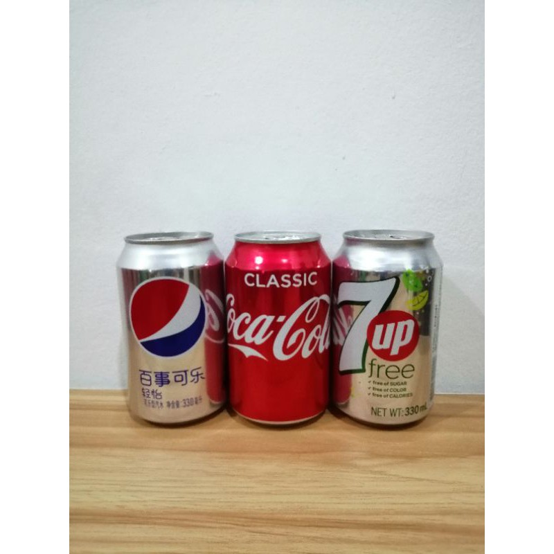 Coke Coca Cola 7up Pepsi Cans from Various Countries (BW) | Shopee Malaysia