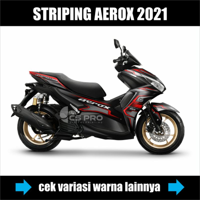 Aerox Connected Striping 2021/ Yamaha Aerox Sticker Gravis Variation ...