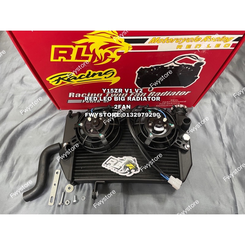 STOCK TAK BANYAK Y15ZR V1 V2 Radiator Racing 2 Fan Big 1000ML 1Liter ...