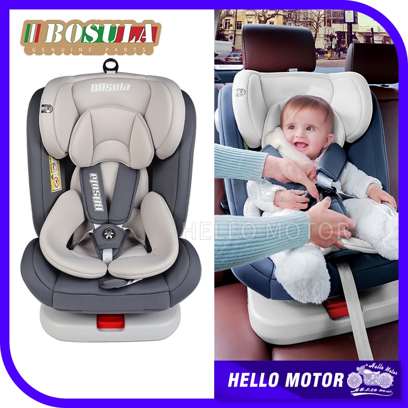 Isofix 360° Carseat（3 months free replacement ）Newborn to 12 Years Old BOSULA NEW VERSION Baby ...