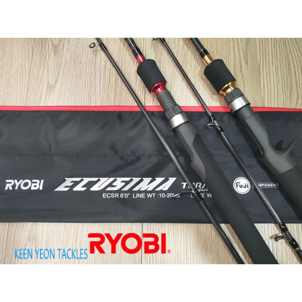 RYOBI ECUSIMA FISHING ROD (SPINNING / BAITCASTING / BC ) | Shopee Malaysia