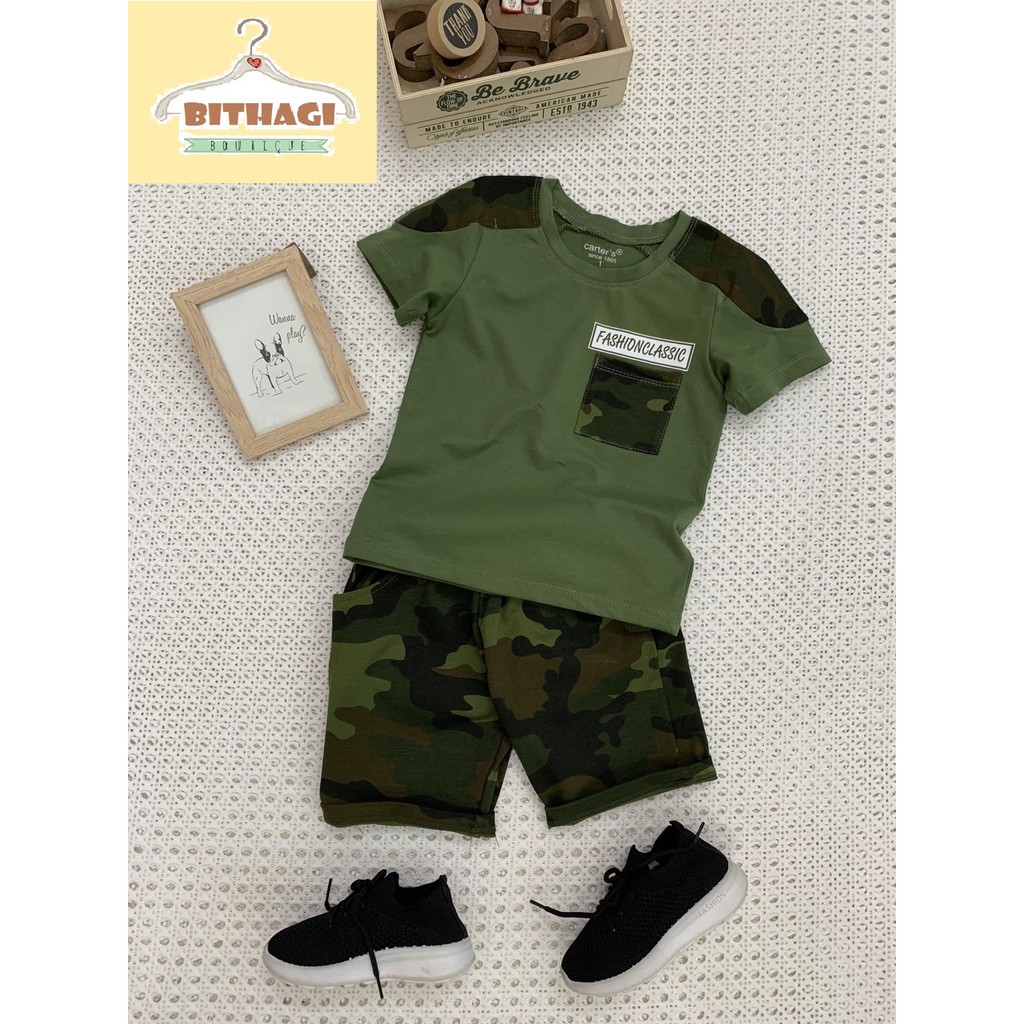 (Size 1-8) ANIMAL T-SHIRT SET - PASTE CLOTHES (GREEN) (GREEN COLOR ...