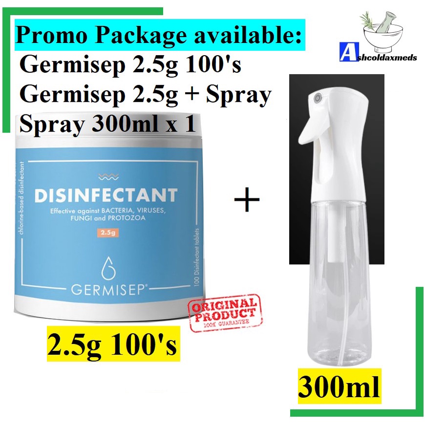 Germisep Disinfectant Tablets 2.5gm (1 tablet for 10 litres) 100'S ...