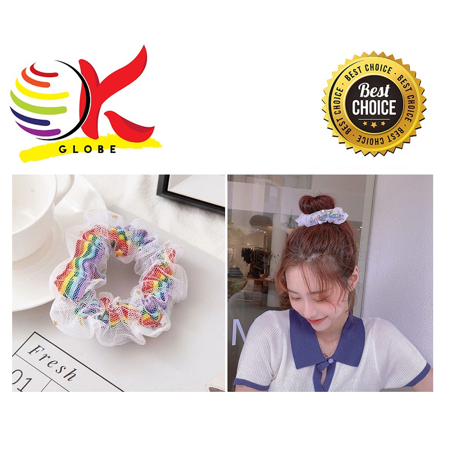 KOREAN STYLE SIMPLE CUTE HAIR TIE HEAD ROPE PONYTAIL HAIR BAND RUBBER ...