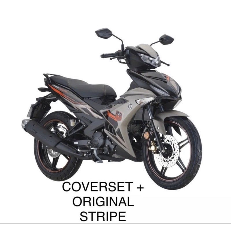 [DIJAMIN ORI velozi YAMAHA Y15 V2 Y15ZR YSUKU V2TITAN CYAN Cover Set ...