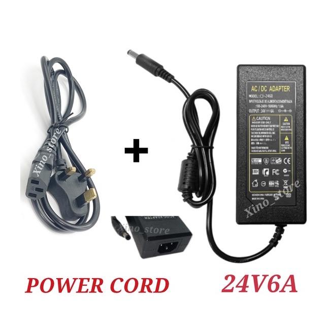 24V 3A /24V 4A / 24V 5A / 24V 6A AC To DC Power Adapter AC/DC Adapter ...