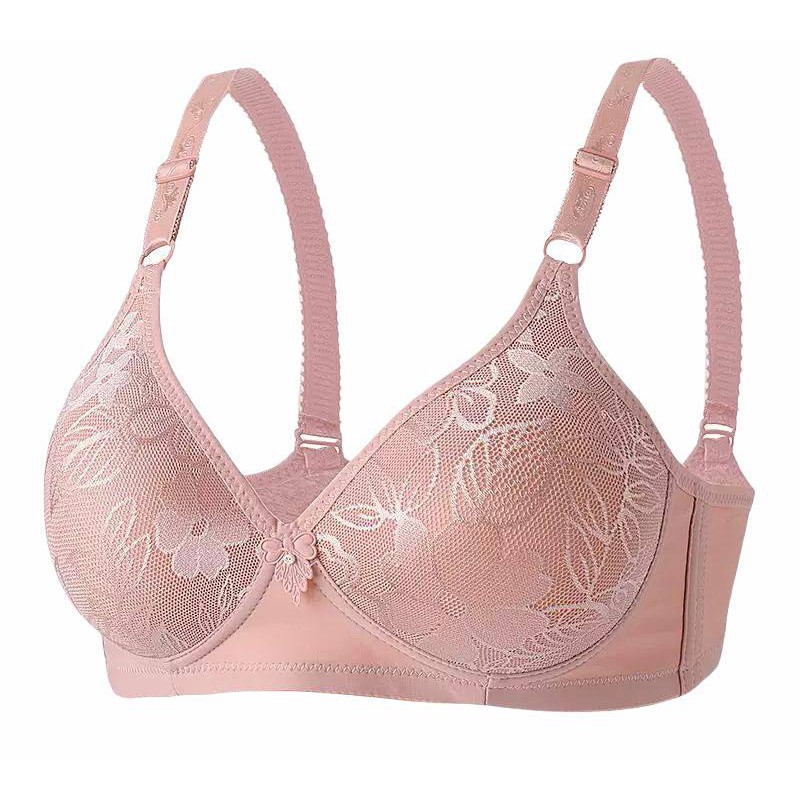 Full Cup Bra Plus Size 36~44 Non Wired Women Bra Wanita Span Nipis ...