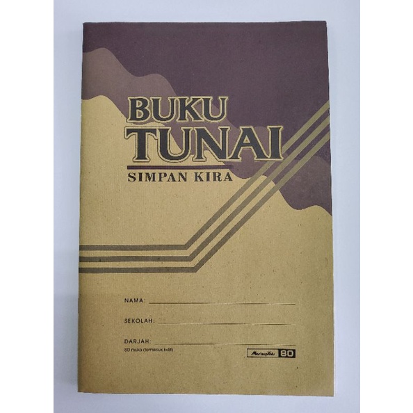 BUKU TUNAI SIMPAN KIRA 80 MUKA SURAT | Shopee Malaysia