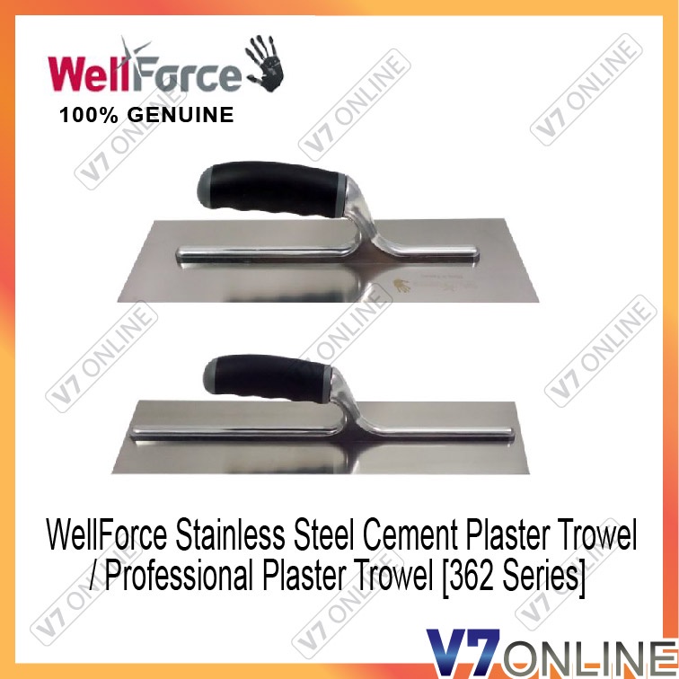 WellForce Stainless Steel Cement Plaster Trowel / Professional Plaster ...