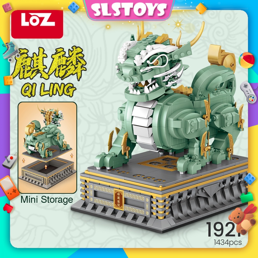 LOZ IDEAS Mini Block 1921 The Legendary Beats Qi Ling CNY Chinese New ...