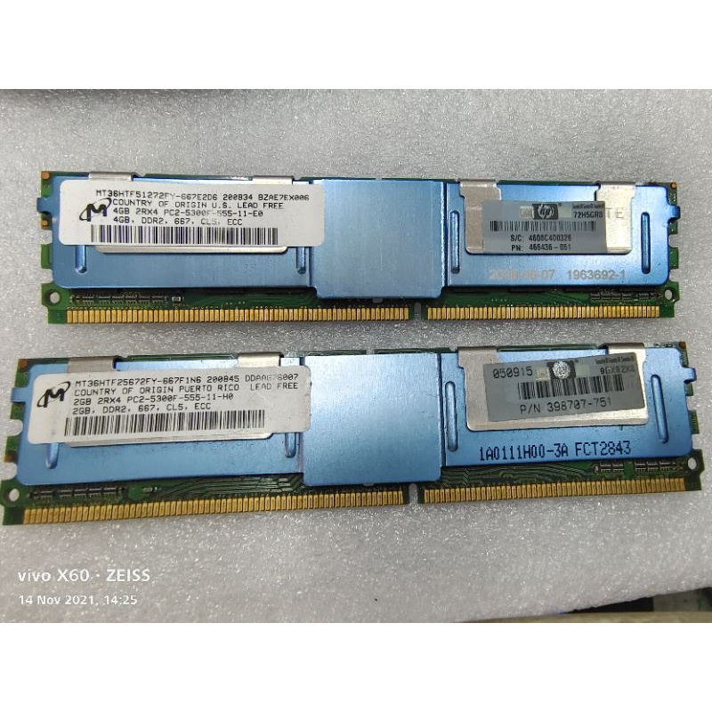 Mtec RAM for server . 4Gb ddr2 Ecc server ram 2pcs total 8gb | Shopee ...