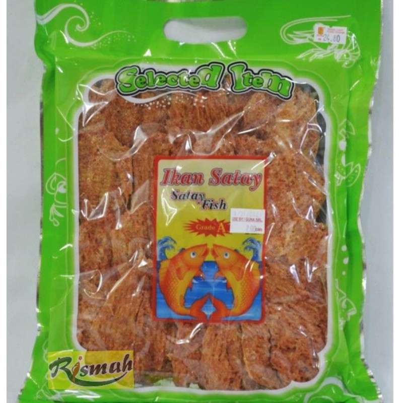 IKAN SATAY ORIGINAL ISI IKAN MERAH 200g ( GRED AAA ) PANGKOR | Shopee ...