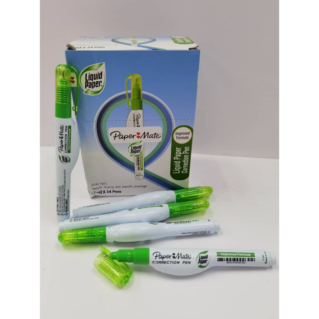 PaperMate Liquid Paper Correction Metal Tip 7ml | Shopee Malaysia