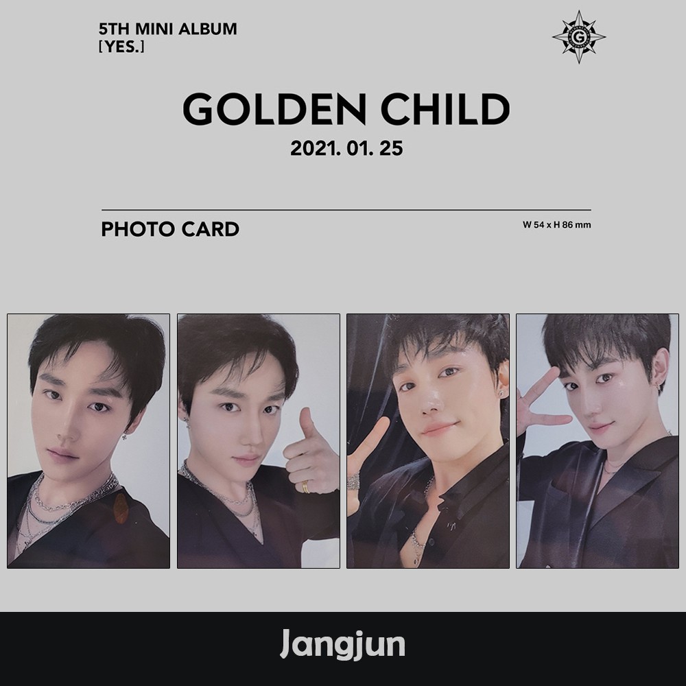 GOLDEN CHILD 5th Mini Album - YES Jangjun Official Photocard | Shopee Malaysia