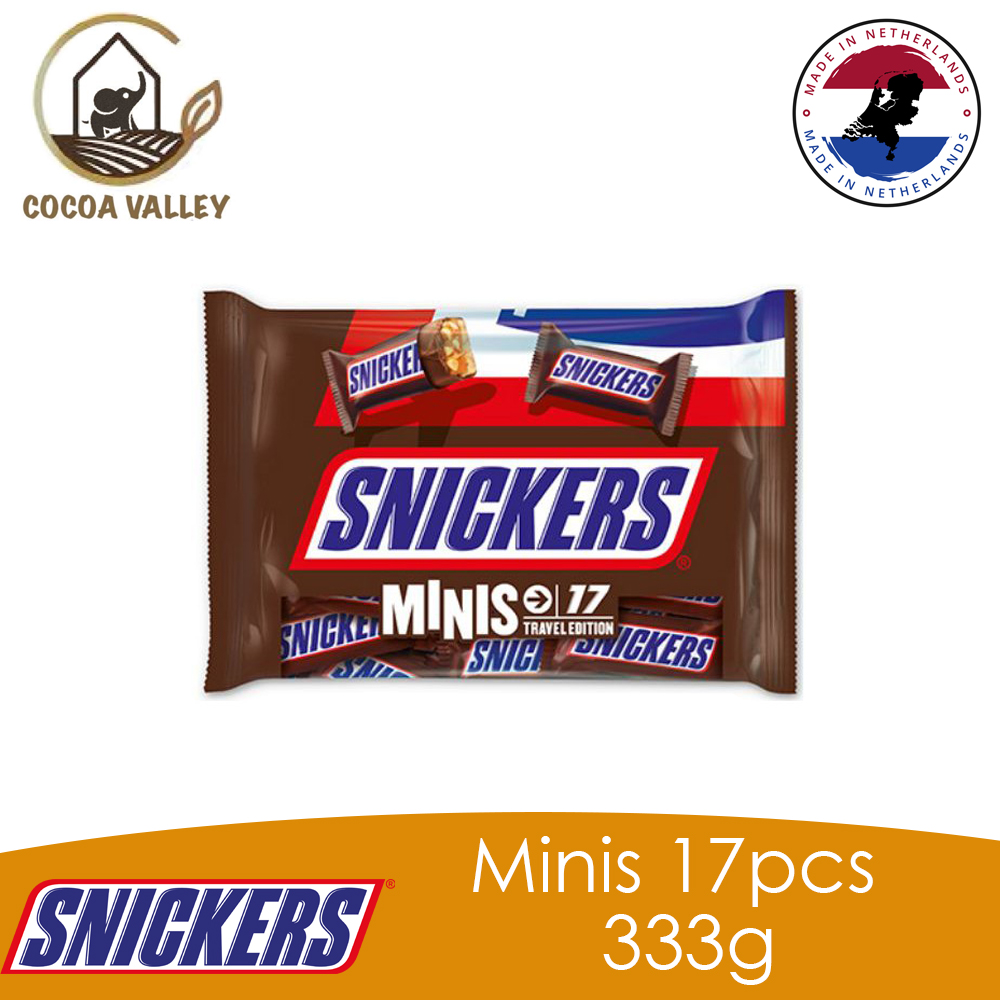 Snickers Minis 17pcs Travel Edition 333g (Made in EU)(BB:Jun 2025 ...