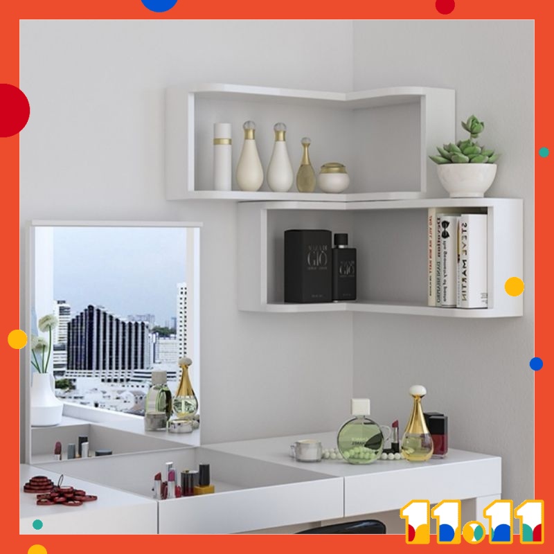 Corner wall shelf storage rack bedroom living room corner wall wall ...