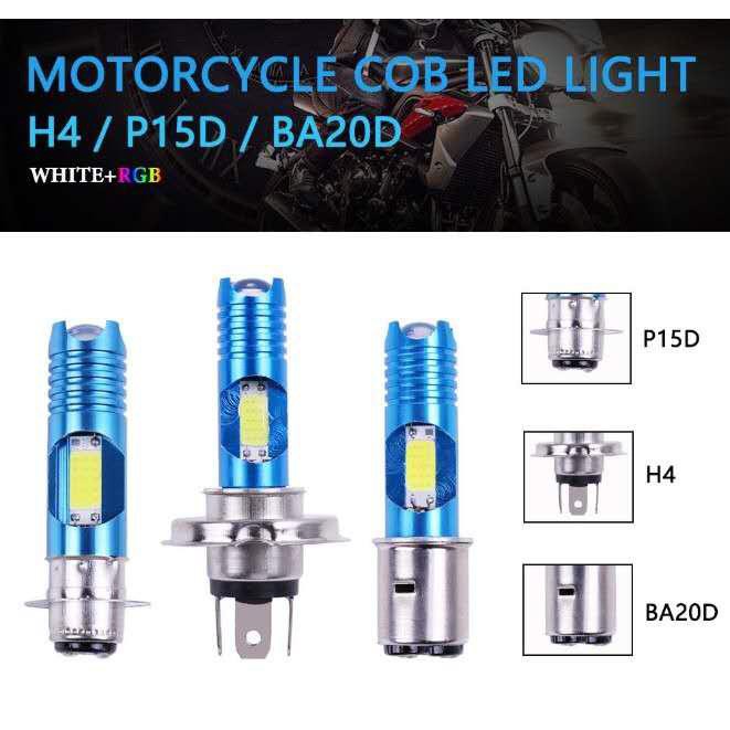 MENTOL LED LAMPU DEPAN HEAD LAMP BULB T19 EX5 LAGENDA Y125Z Y100 Y110 HS1 H4 LC135 V4 V5 V6 Y15 ...