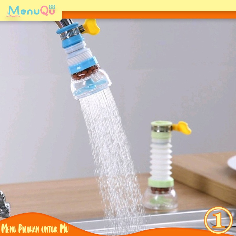 Kitchen Faucet Extender Water Saving Tap Aerator Spout Filter With Fan ...