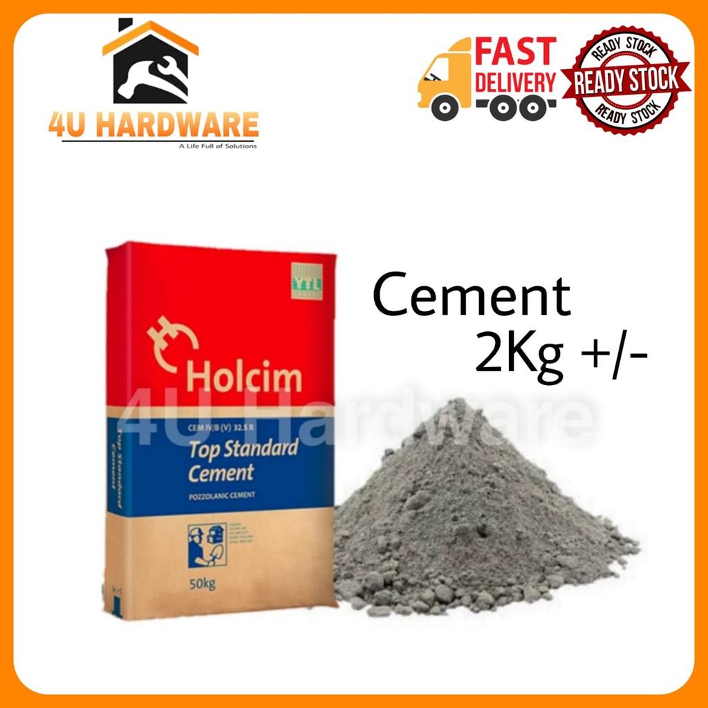 Holcim Cement / Simen Hitam / 洋灰 (1kg / 2kg ± per Pack) | Shopee Malaysia