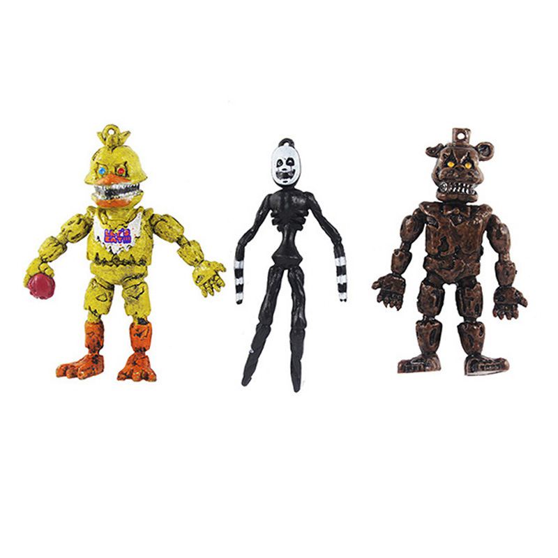 In Stock!!! 6pcs/set FNAF Five Nights At Freddy's 9CM Mini Figures ...