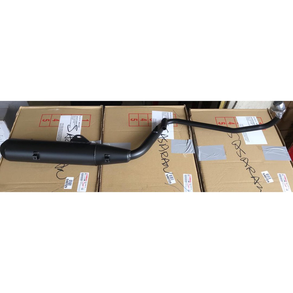 EXHAUST BLACK FOR HONDA WAVE DASH II / DASH 110 FI (NO COVER) | Shopee ...